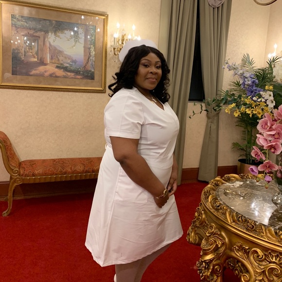 Dresses | White Nursing Pinning Dress From Graduation | Poshmark